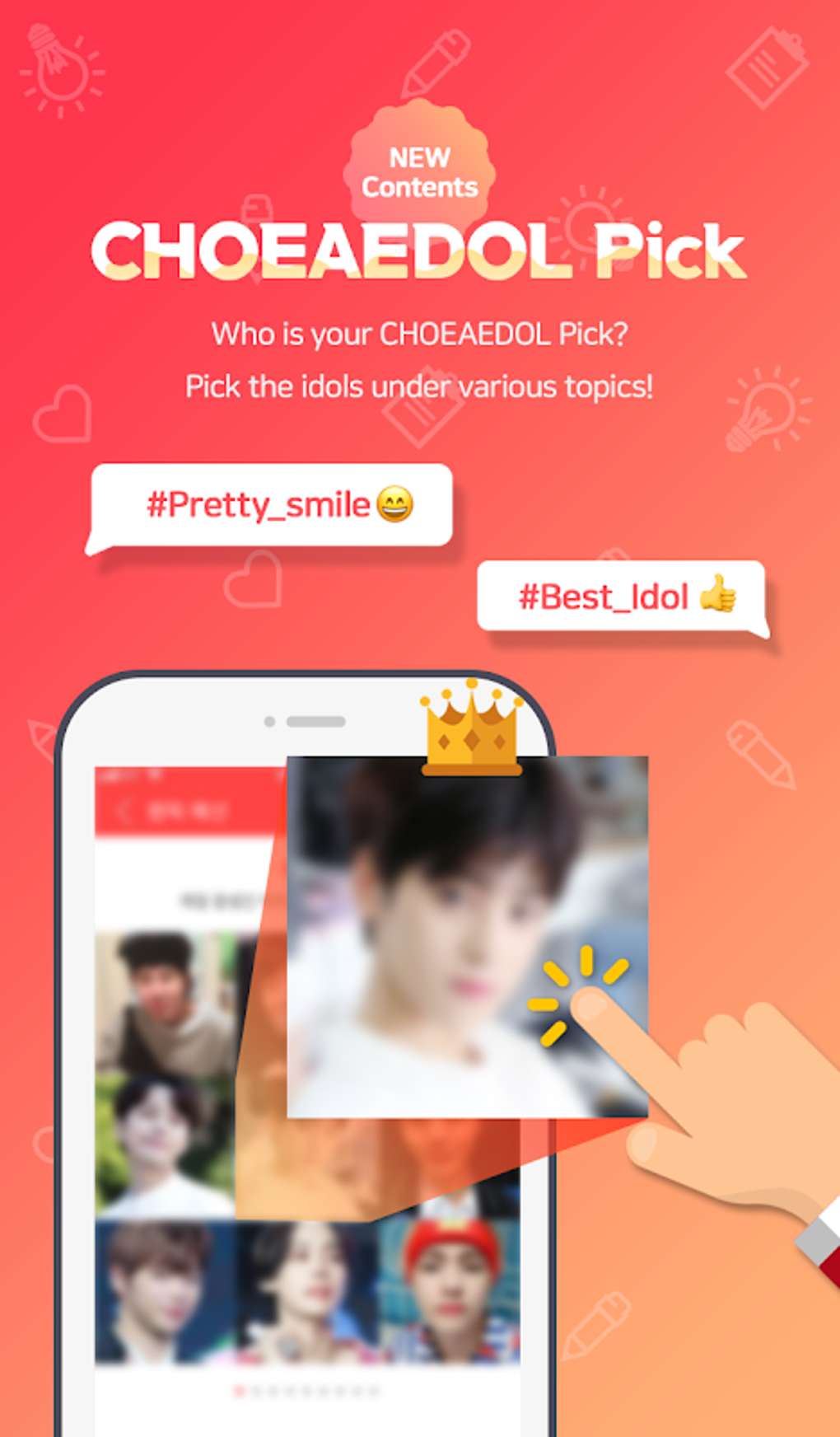 Android için CHOEAEDOL♥ – Kpop idol ranks APK - İndir