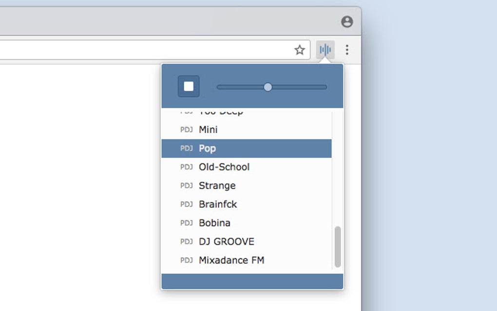 Radio Wave для Google Chrome - Расширение Скачать