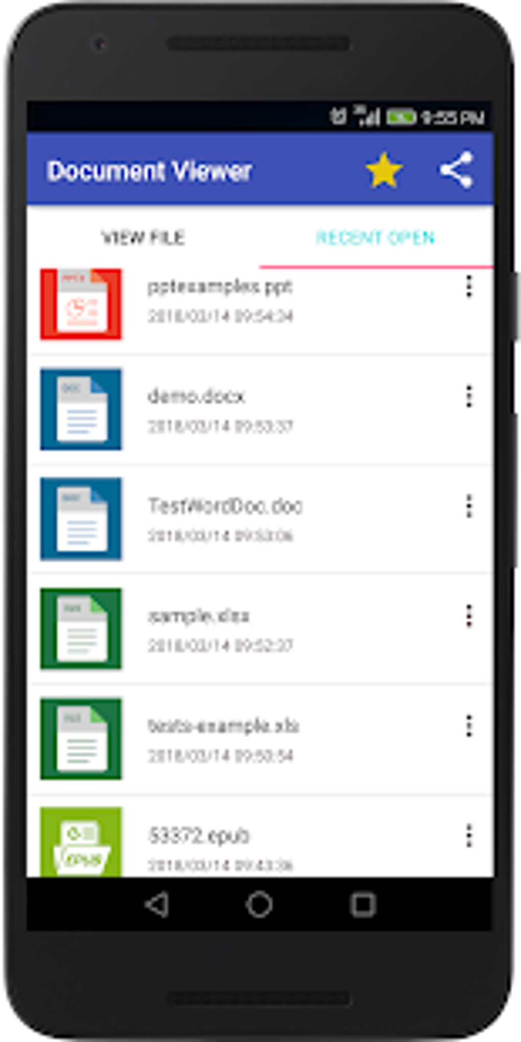 Document Viewer Word Excel Docs Slide Sheet Voor Android Download