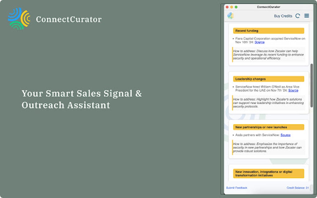 ConnectCurator: Account Research & Sales Signals Assistant para Google ...
