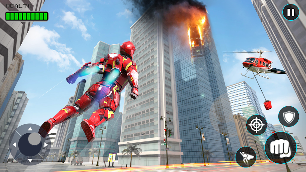 Android 용 Hero Flying Robots Game 3D - 다운로드