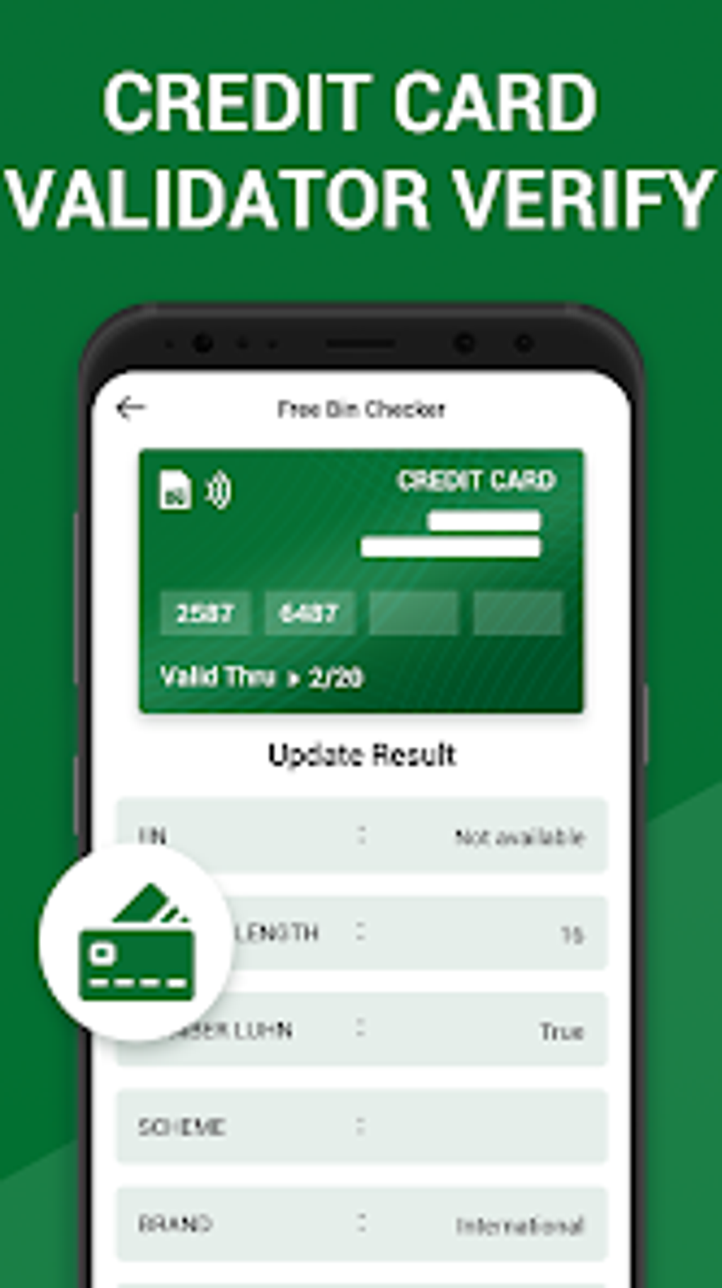 Credit Card Number Validator APK for Android - Download