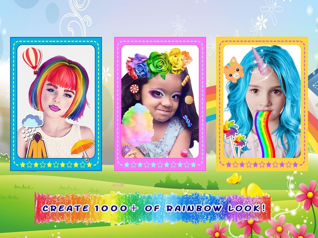 Crazy Rainbow Selfie Lense Camera Girl Makeup Cam APK for Android ...