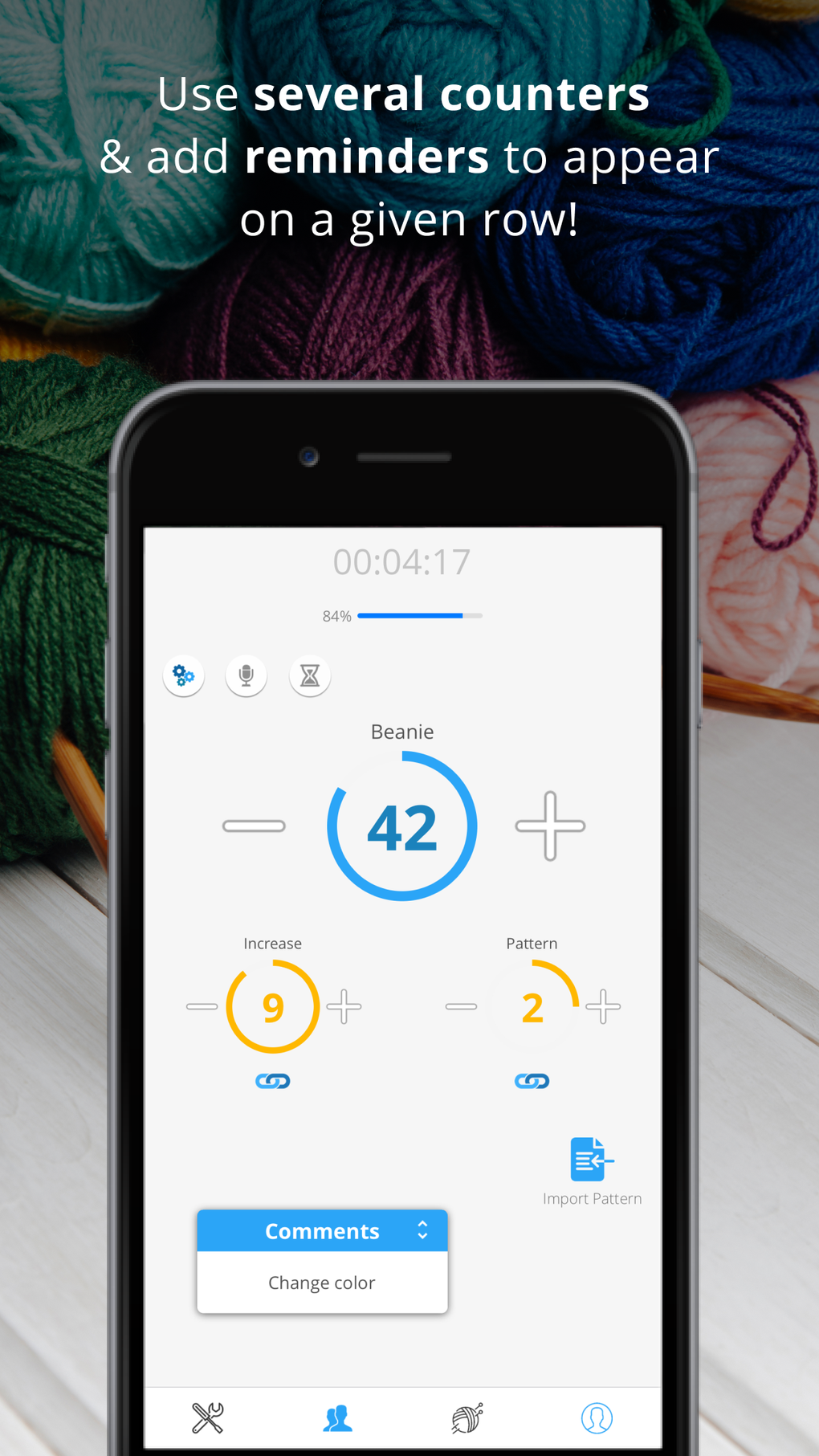 My Row Counter Knit Crochet for iPhone - Download