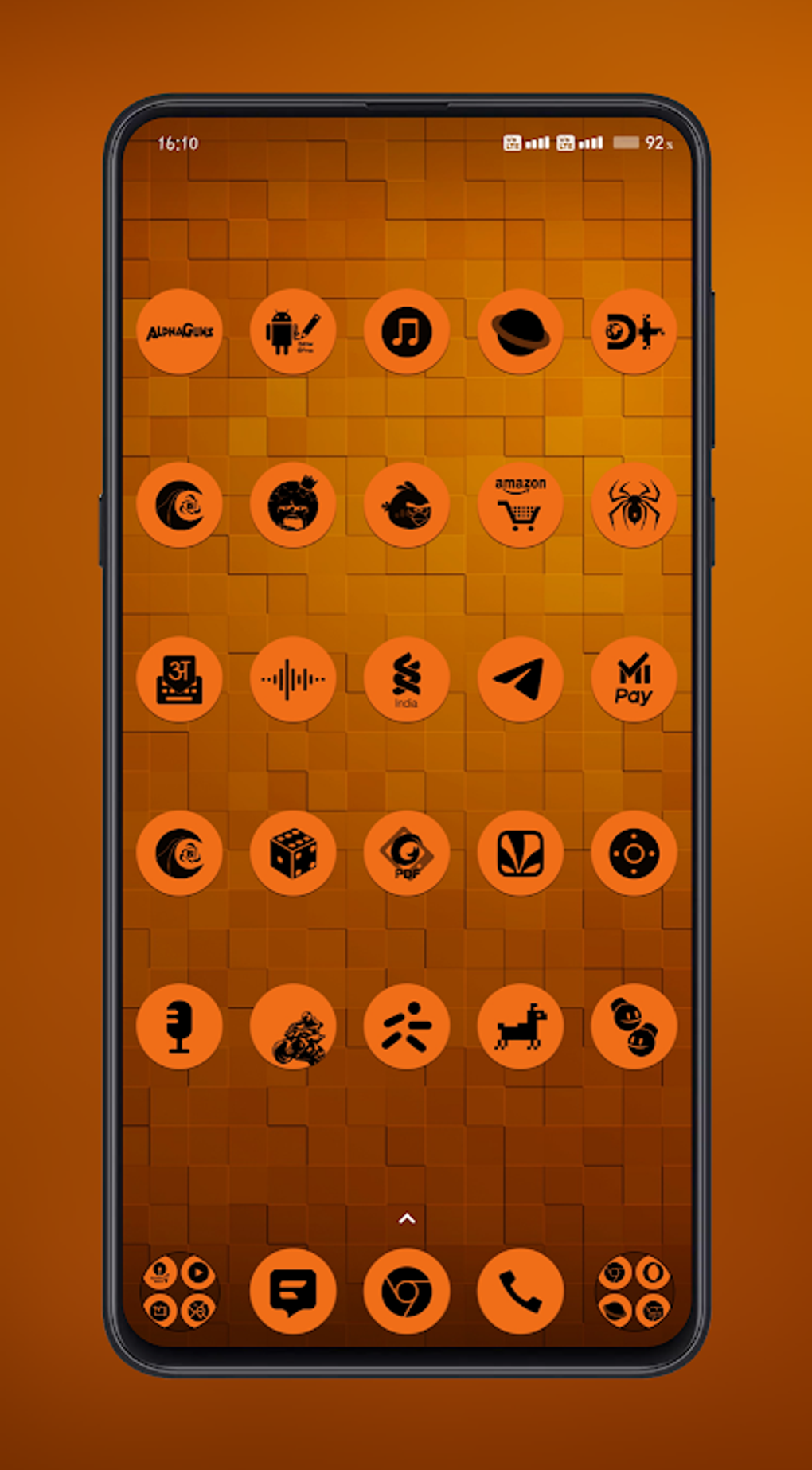 Kesari [Orange] Bharat Icons [Free, No Ads] APK for Android - Download
