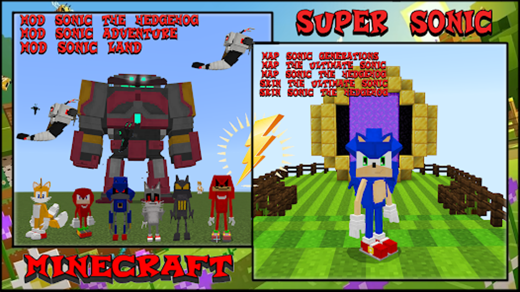 Sonic the hedgehog 3 Minecraft para Android - Descargar