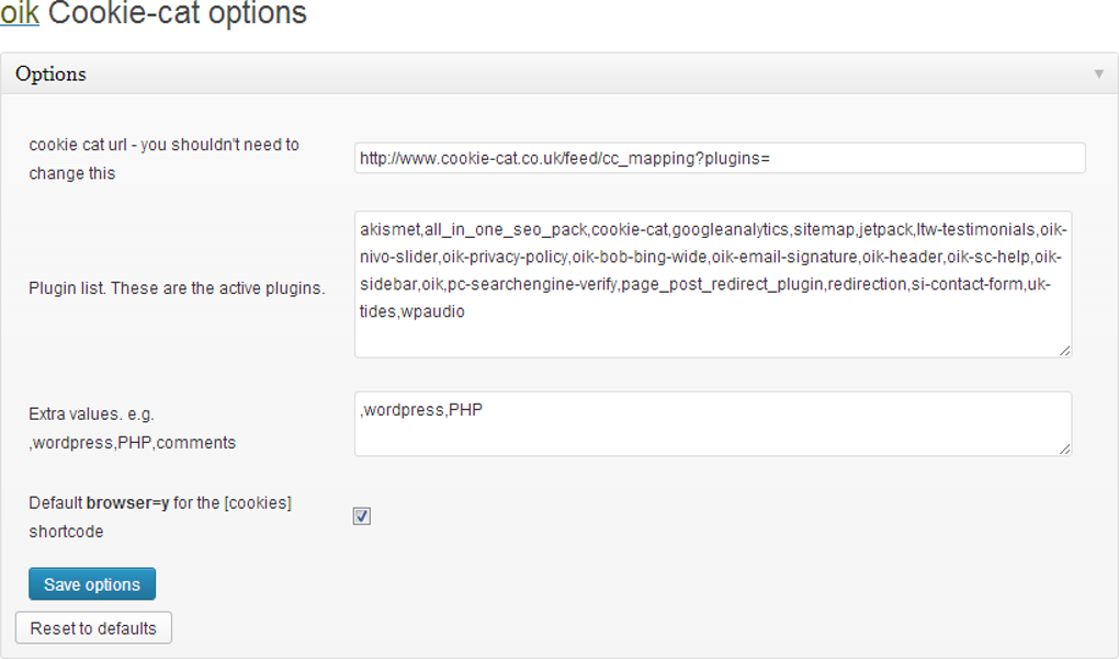 WordPress 용 cookie-cat - 다운로드