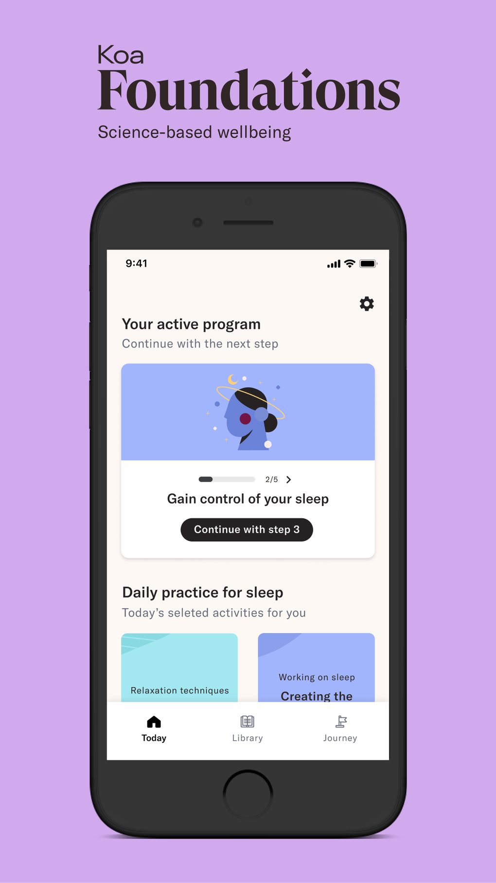 iPhone 용 Koa Foundations: Wellbeing - 다운로드