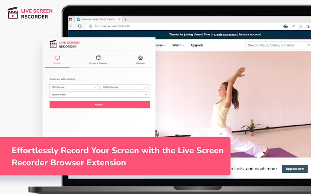 Live Screen Recorder para Google Chrome - Extensión Descargar