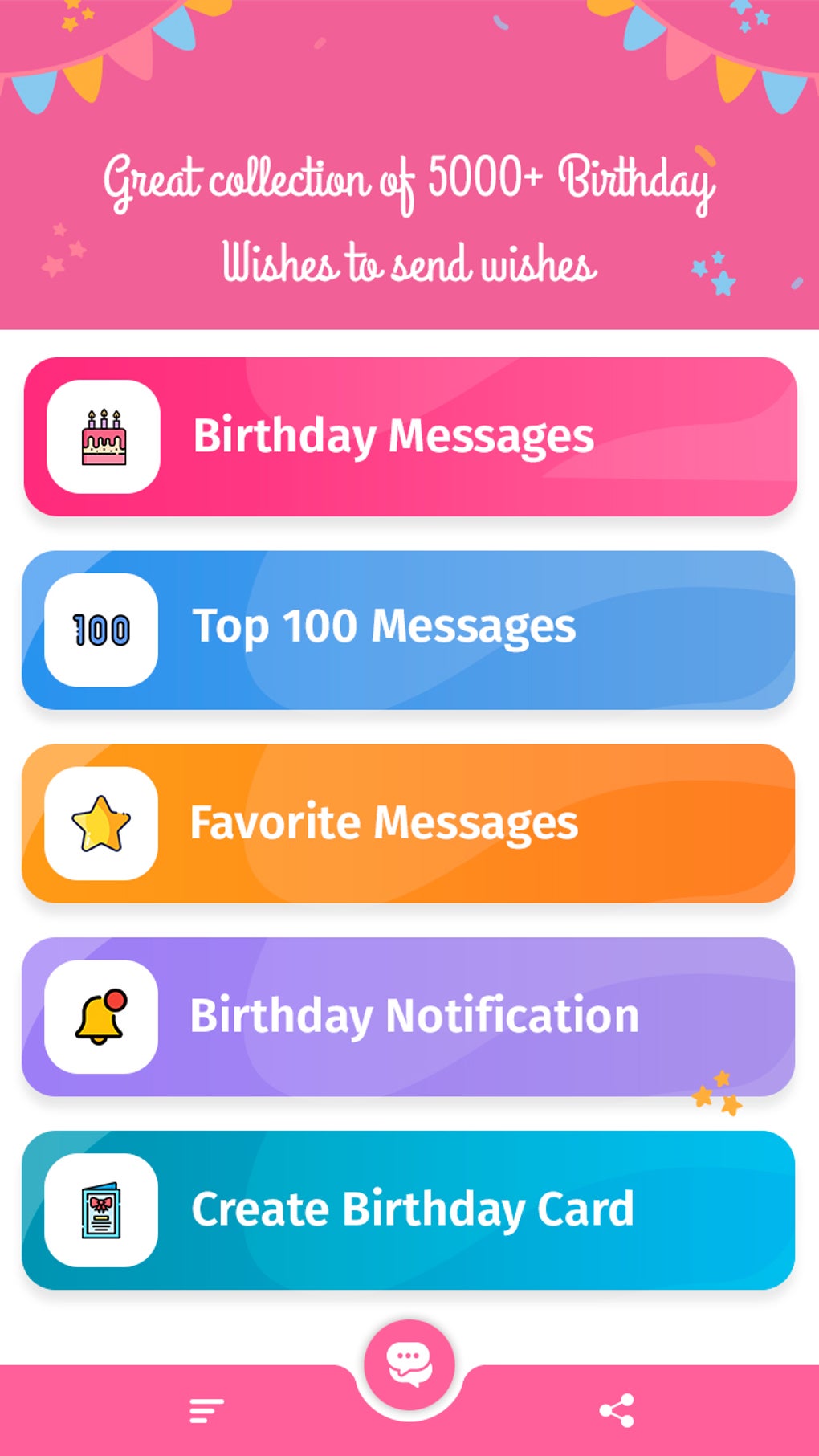 Birthday Wishes Messages APK สำหรับ Android - ดาวน์โหลด