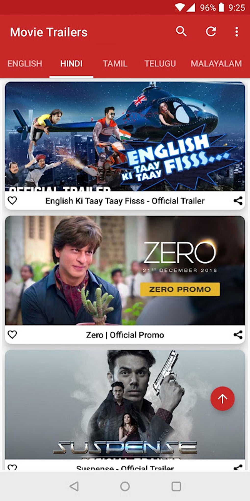 Movie Trailers APK pour Android - Télécharger