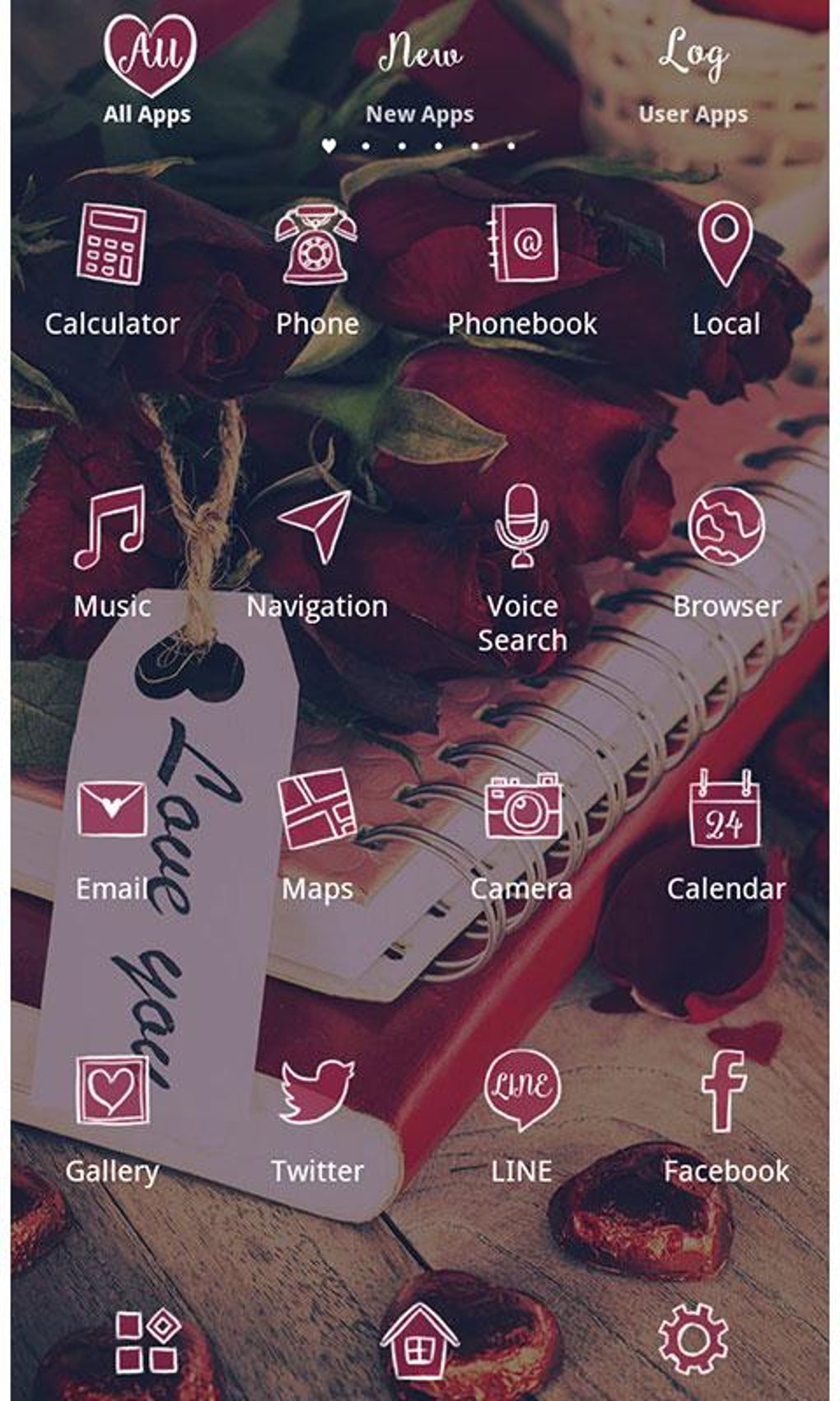 Cute Theme-Rosy Roses- APK for Android - Download