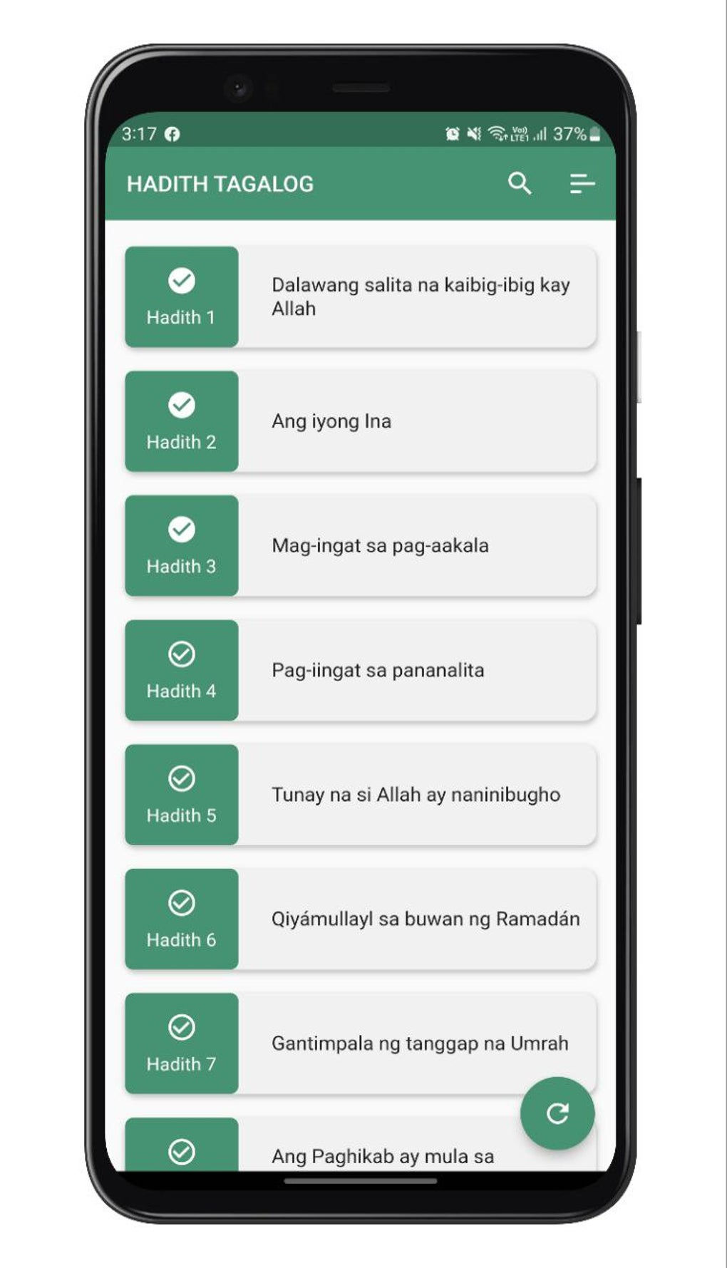 Hadith Tagalog for Android - Download