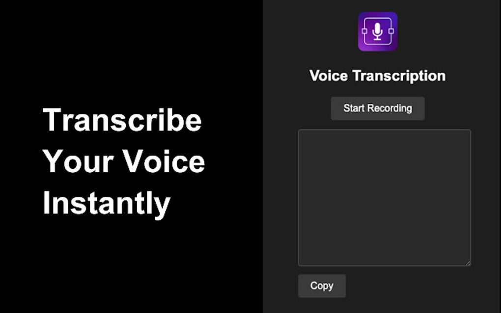 Voice Transcription by SpeakApp AI Google Chrome 용 - 확장 프로그램 다운로드