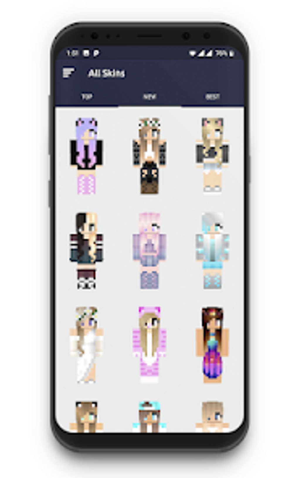 Cute Girls Skins para Android - Descargar