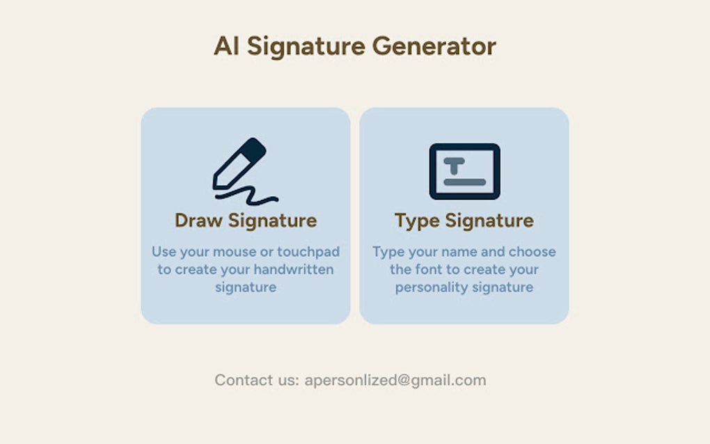 AI Signature Generator - SignMaker pour Google Chrome - Extension ...