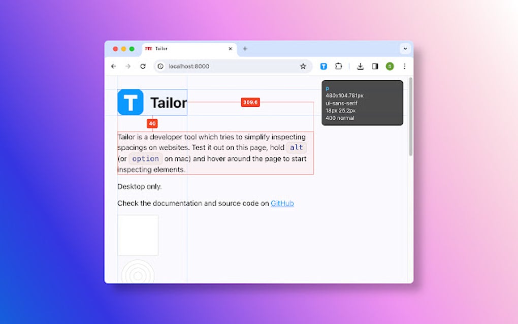 Tailor para Google Chrome - Extensión Descargar