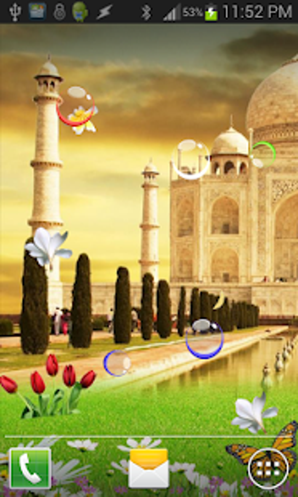 Taj Mahal Birds Live Wallpaper APK para Android - Descargar