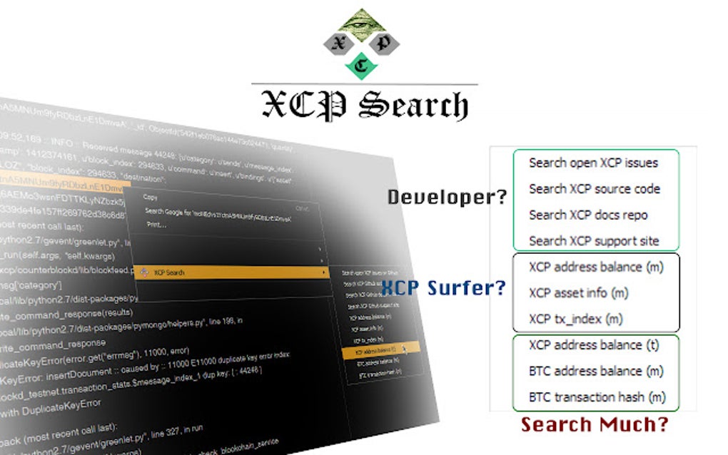 XCP Search for Google Chrome - Extension Download