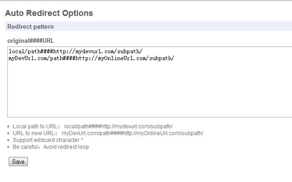AutoRedirect per Google Chrome - Estensione Download