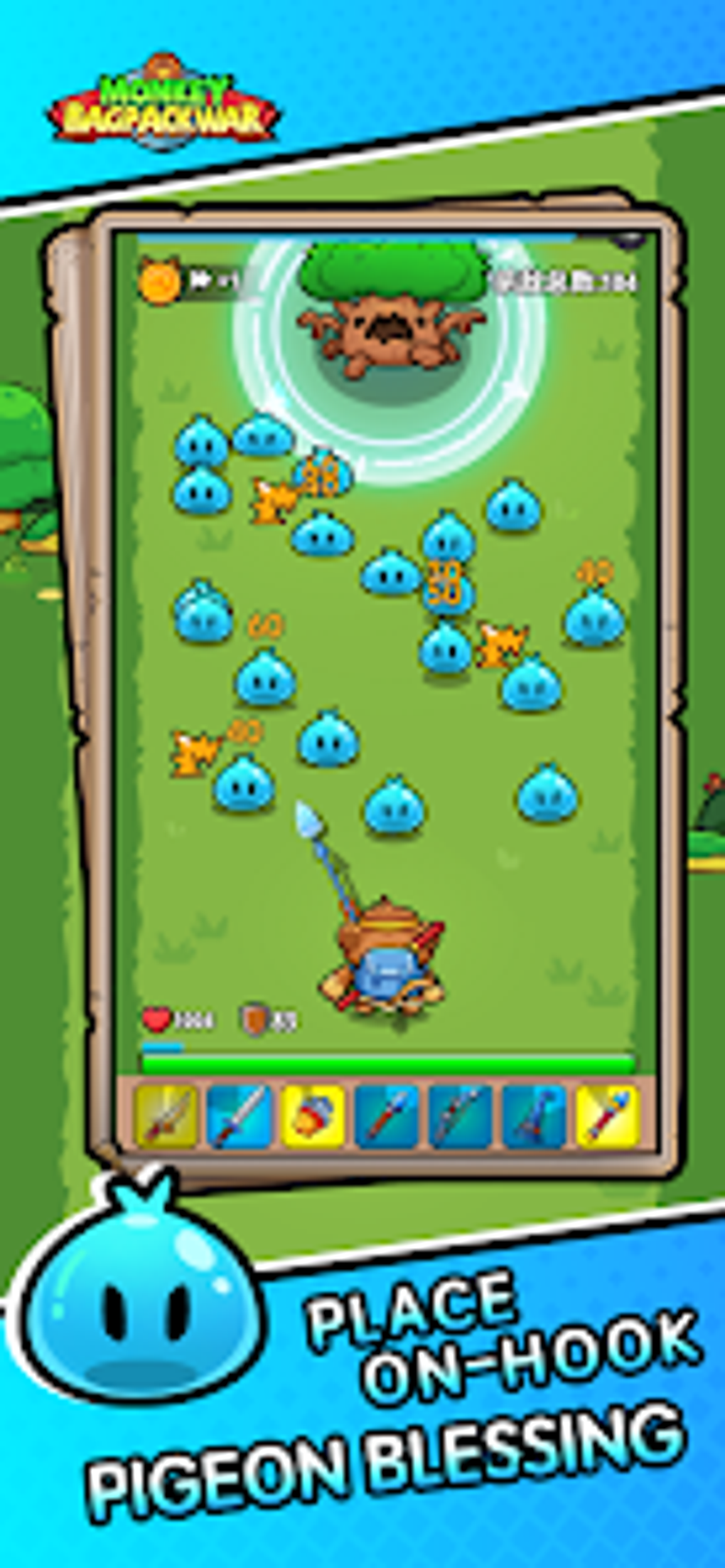 Idle Monkey: Bagpack War para Android - Descargar