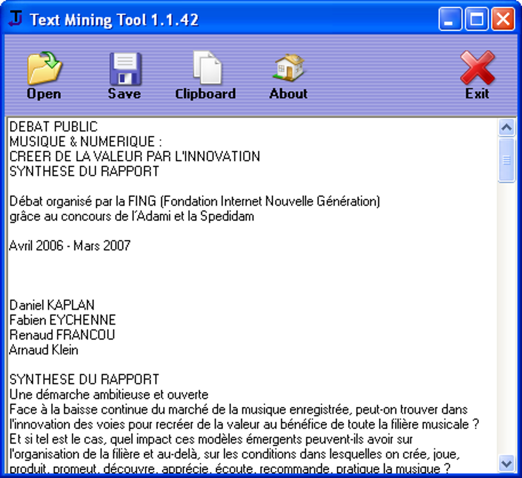 Text Mining Tool - Descargar