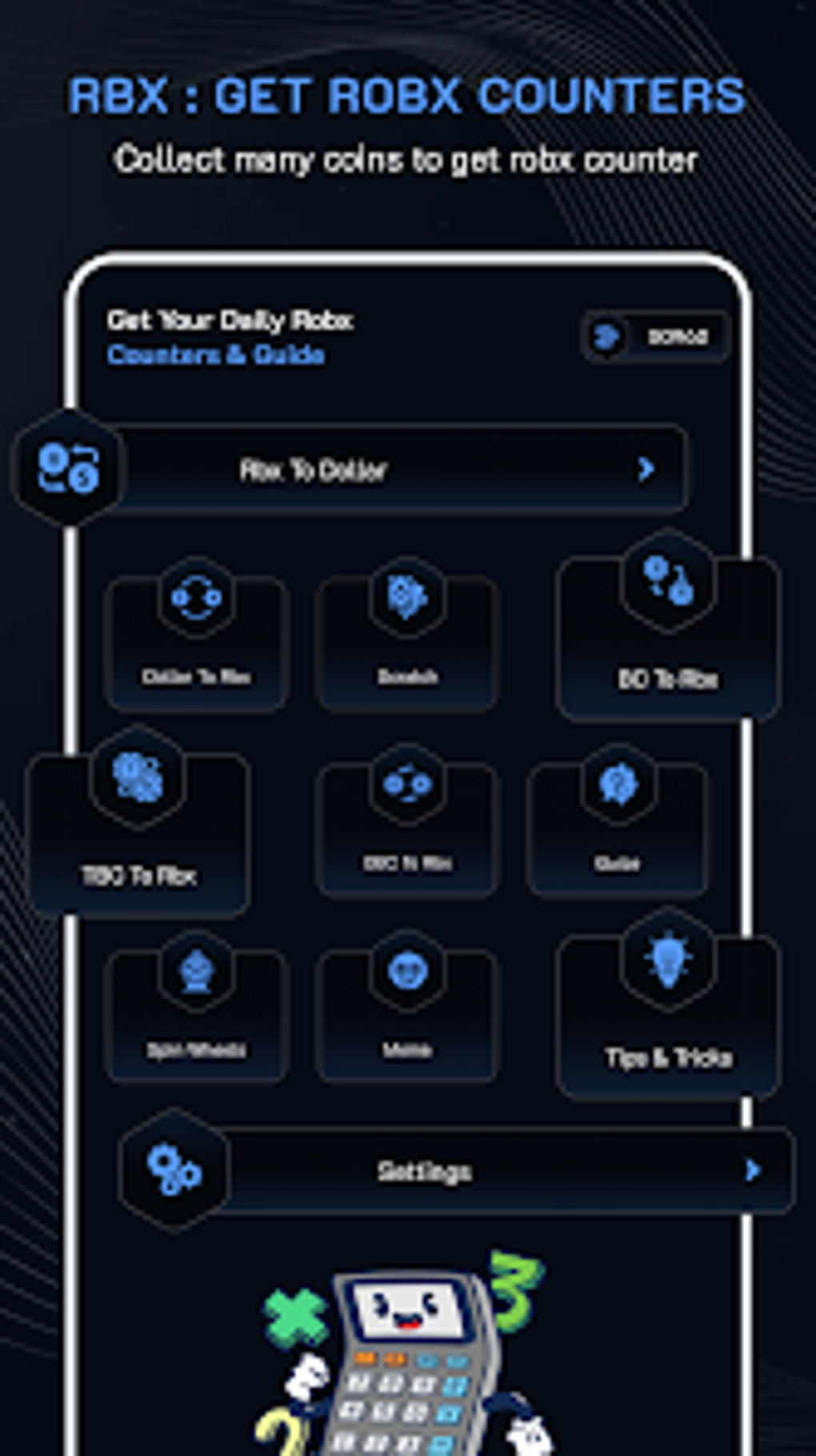RBX : Get Robx Counters para Android - Descargar