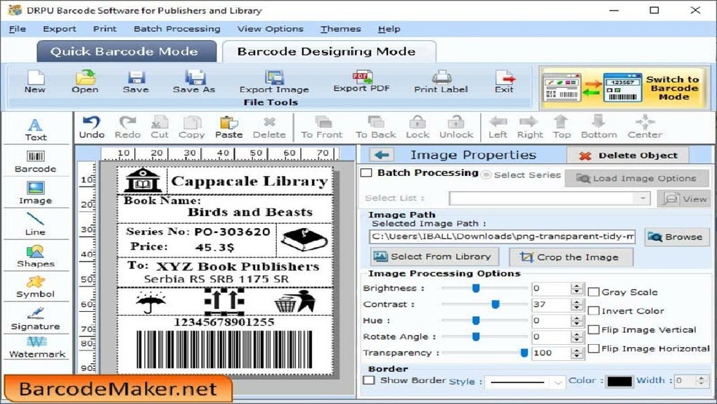 Labeling Software for Publishers - Download