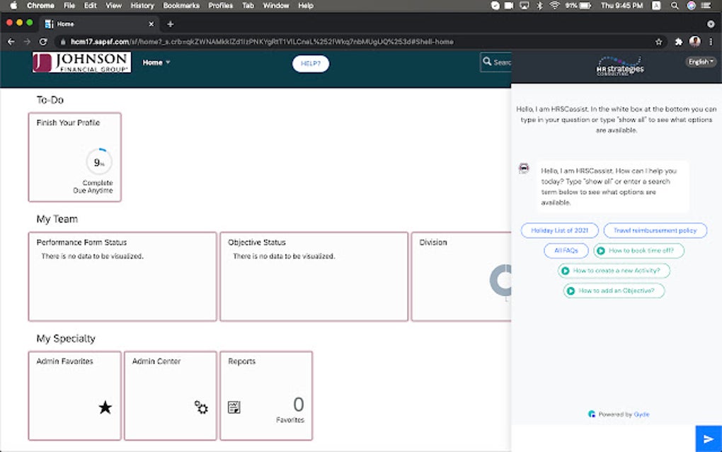 Gyde for HRSC SuccessFactors para Google Chrome - Extensión Descargar