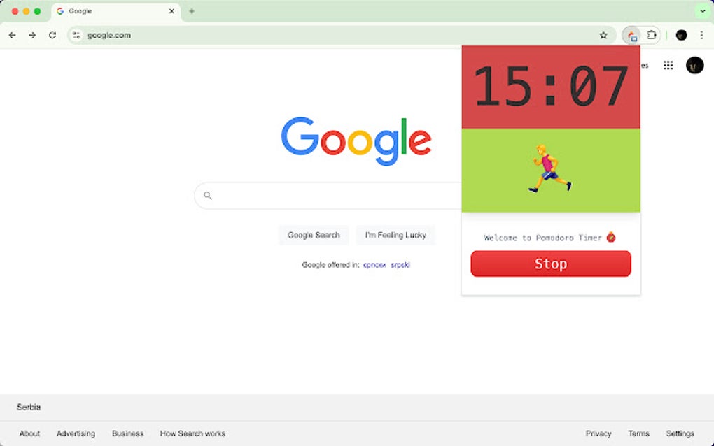 Pomodoro Timer para Google Chrome - Extensión Descargar