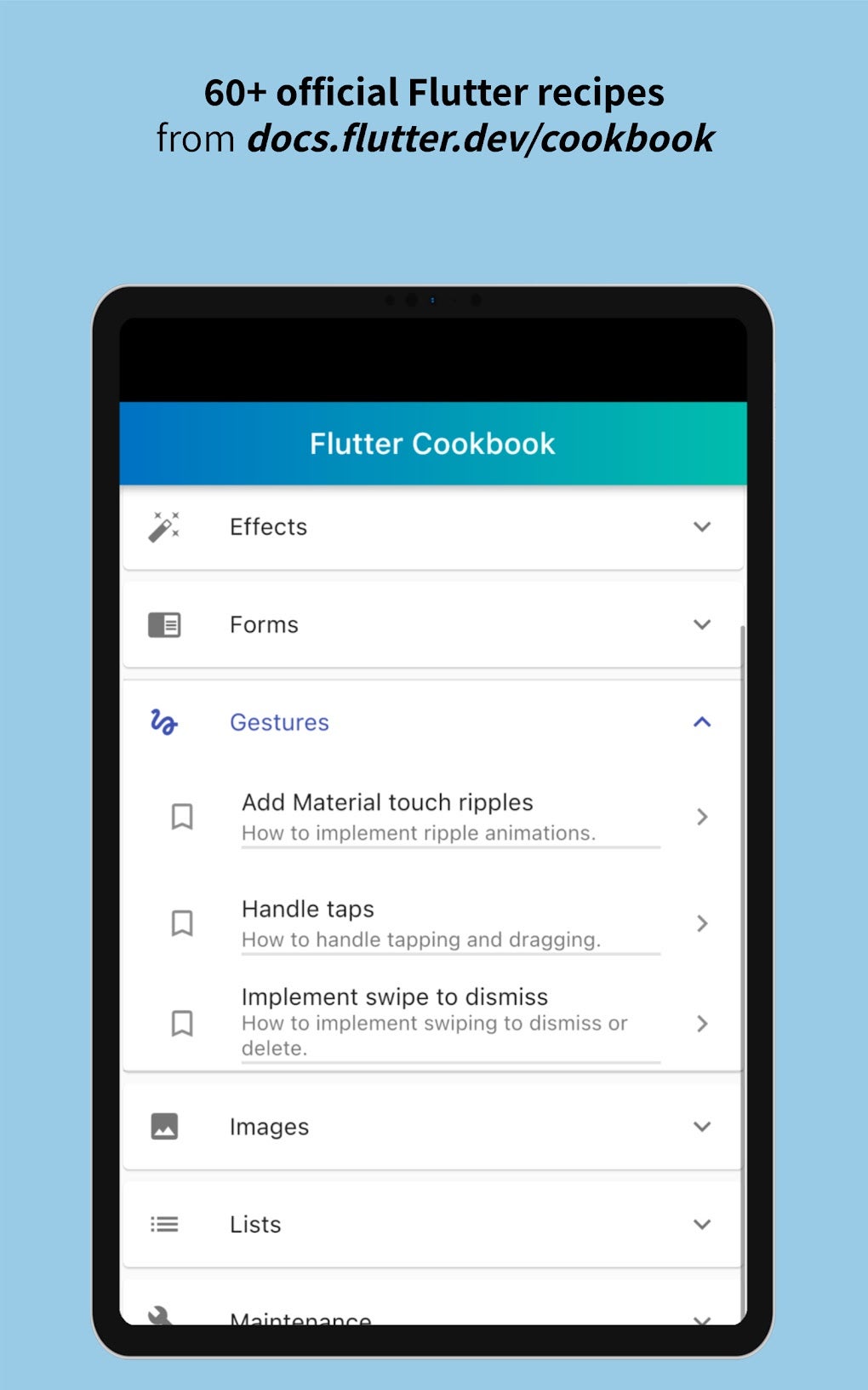 Flutter Offline Cookbook para Android - Descargar Flutter Offline Cookbook para Android - Descargar