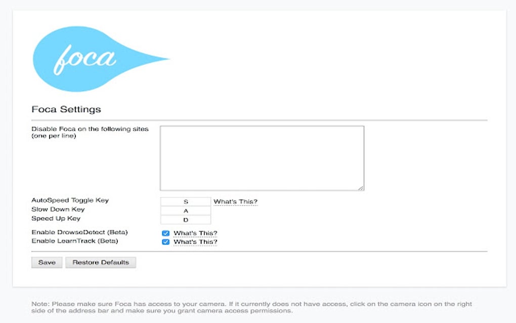 Foca for Google Chrome - Extension Download