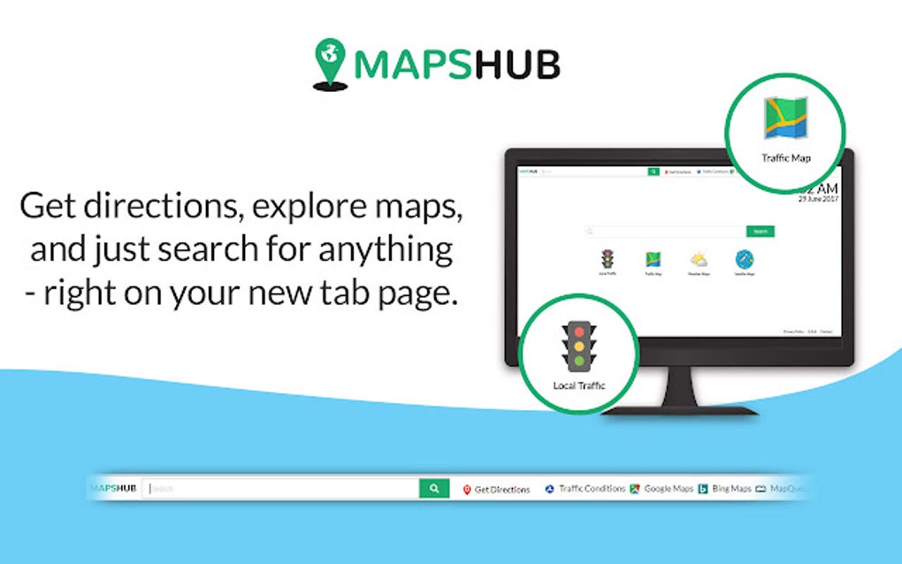 Maps Hub for Google Chrome - 拡張機能 無料・ダウンロード
