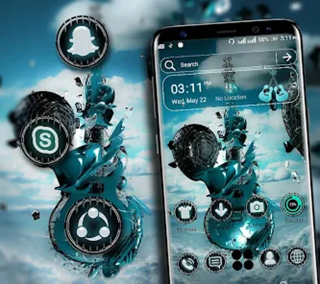 Android 용 Guitar Launcher Theme - 다운로드