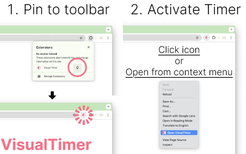 Visual Timer for Google Chrome - Extension Download