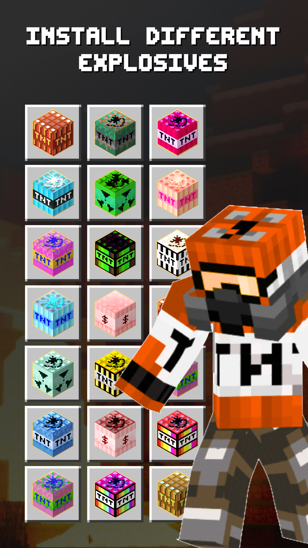 TNT Mods Addons for Minecraft para iPhone - Descargar