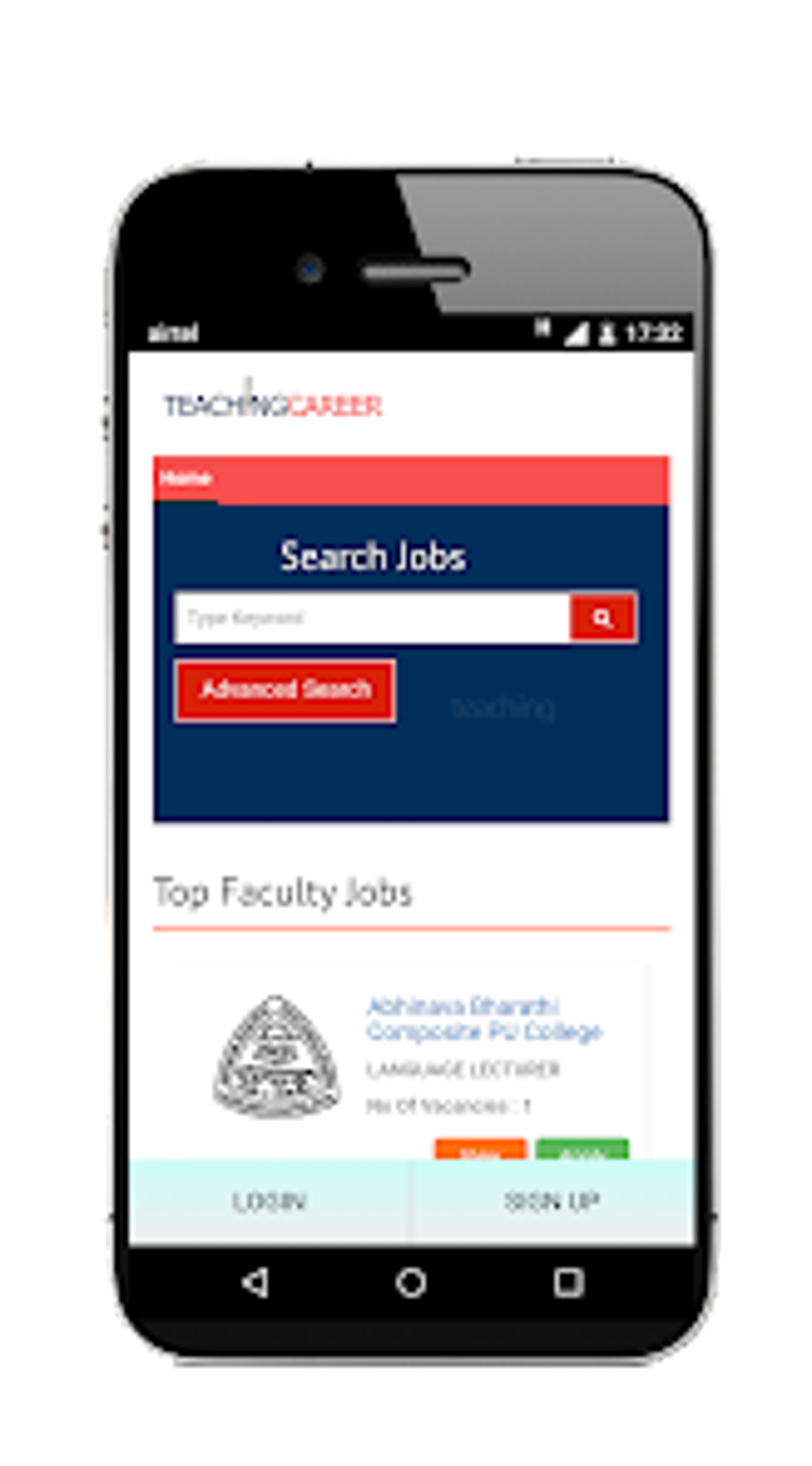 Teaching Career Faculty Job for Android - Download