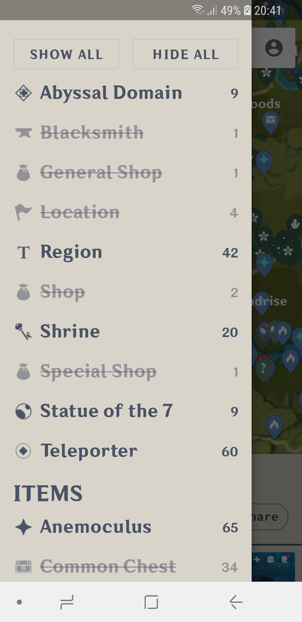 MapGenie: Genshin Impact Map APK para Android - Download