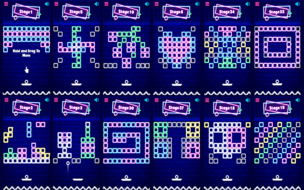 Neon Bricks para Google Chrome - Extensión Descargar