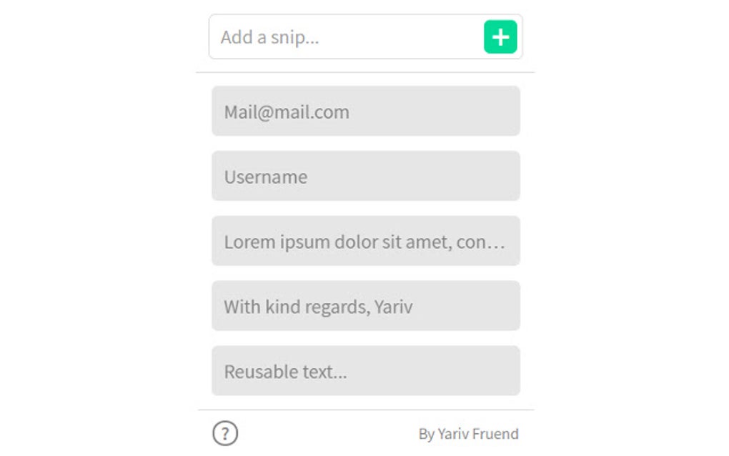 Snip for Google Chrome - Extension Download