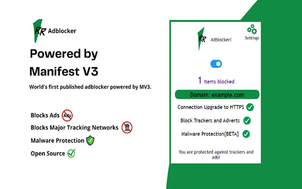 RR Adblocker for Google Chrome - Extension Download