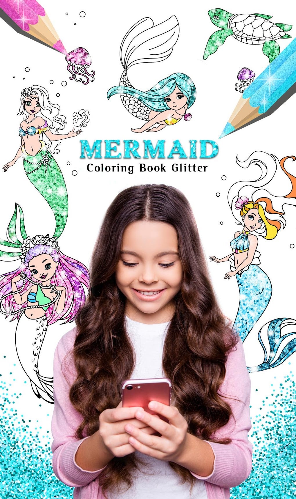 Mermaid Coloring Book Glitter APK For Android Download Mermaid Coloring Book Glitter APK For Android Download
