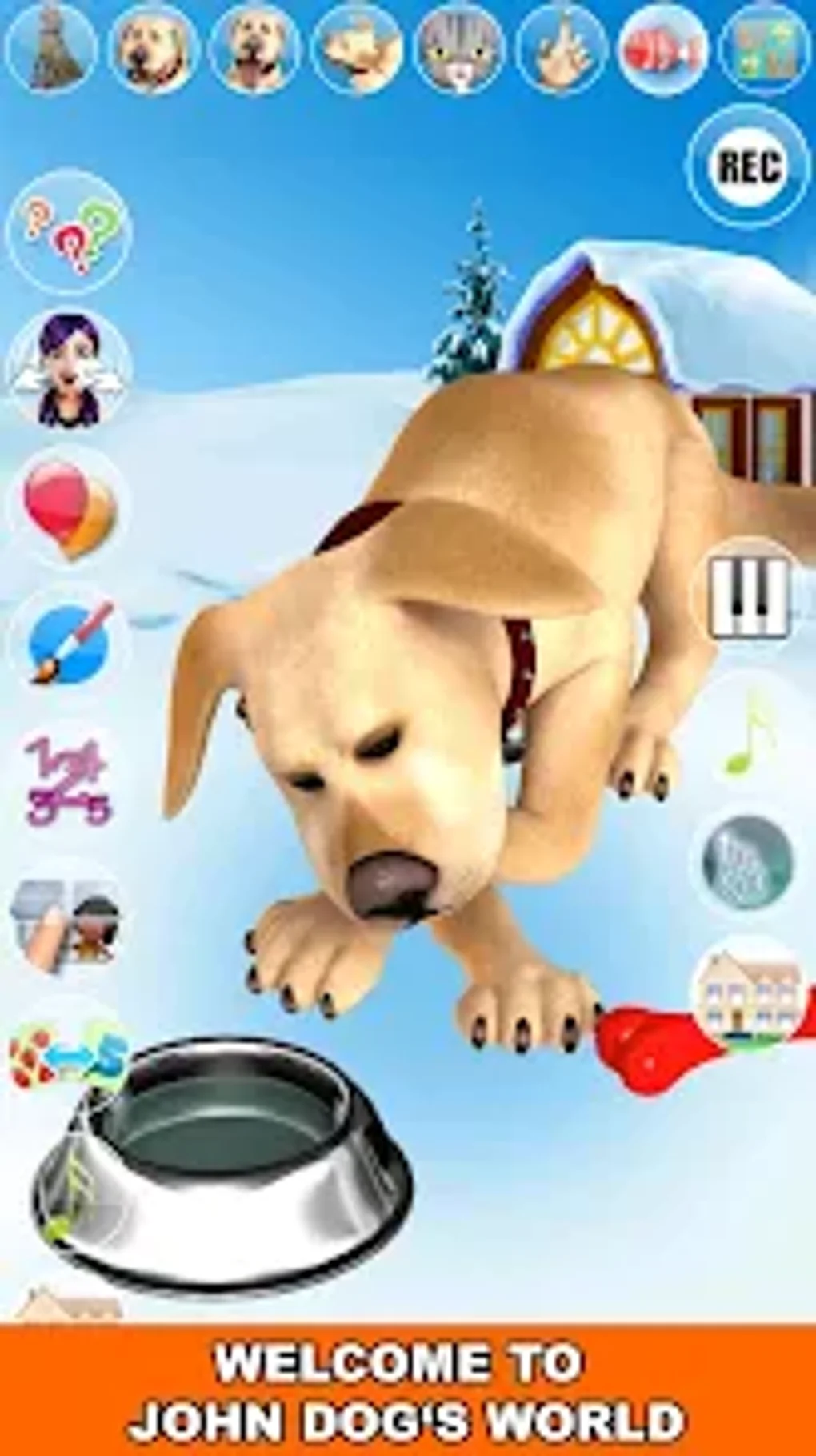Talking John Dog Frozen City para Android - Download