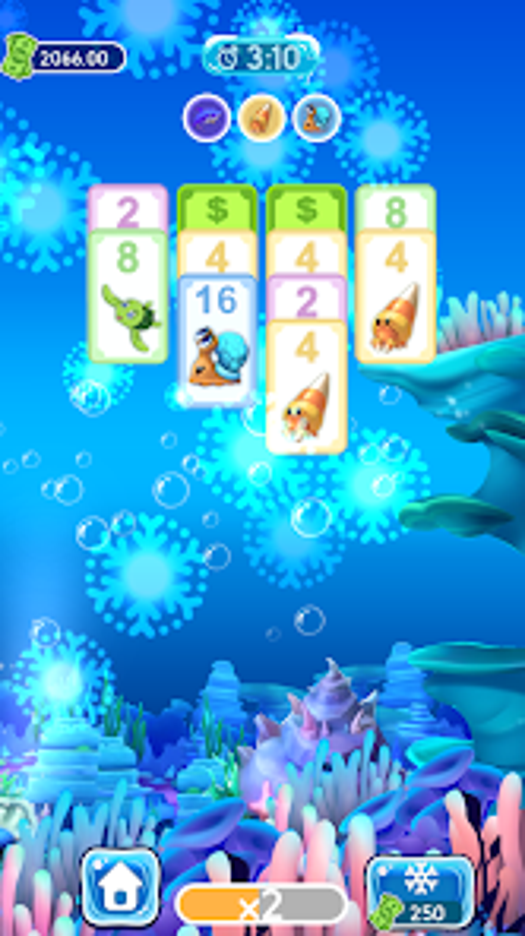 Ocean Merge Puzzle: 2048 Card para Android - Descargar