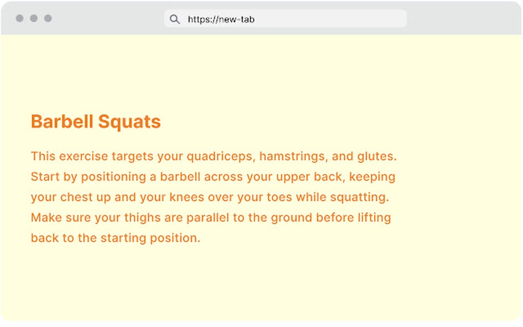 Exercise for Google Chrome - Extension Download
