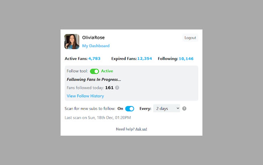 FollowOF - OnlyFans Fan Follower Tool para Google Chrome - Extensión ...