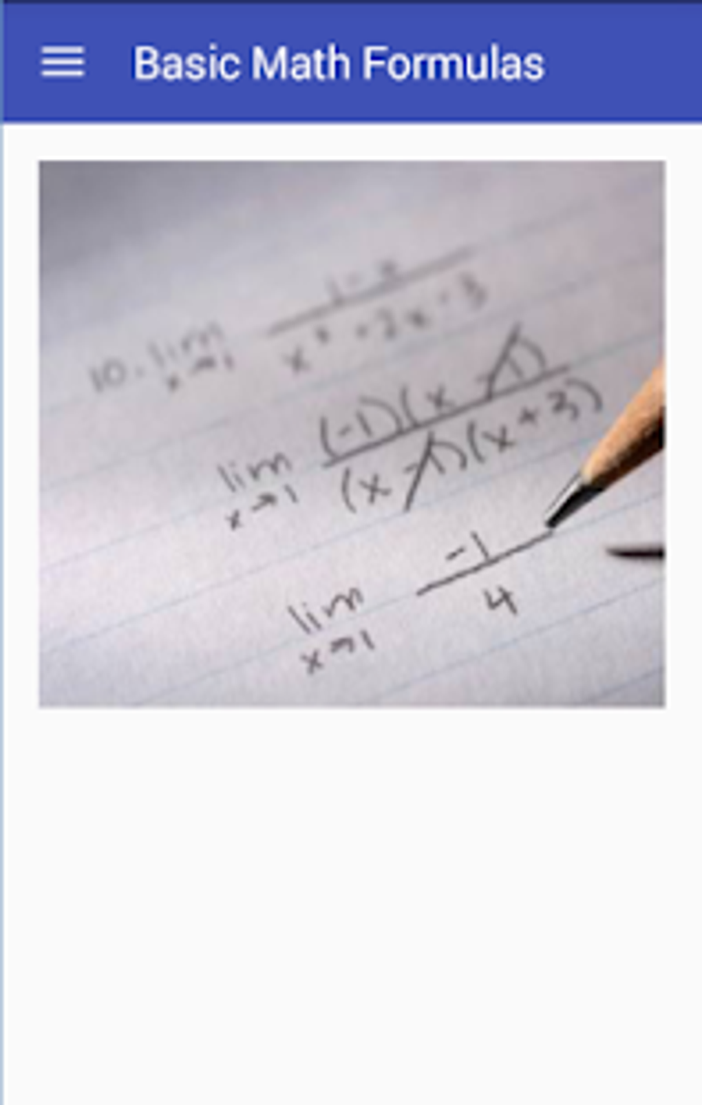 Basic Math Formulas APK Android 