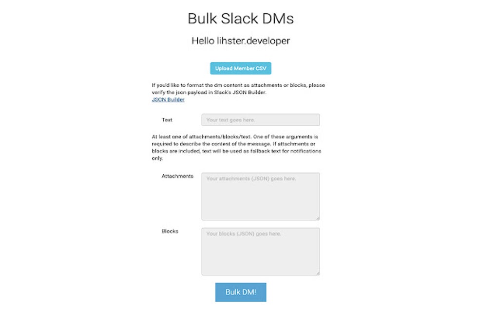 Bulk Slack DMs for Google Chrome - Extension Download