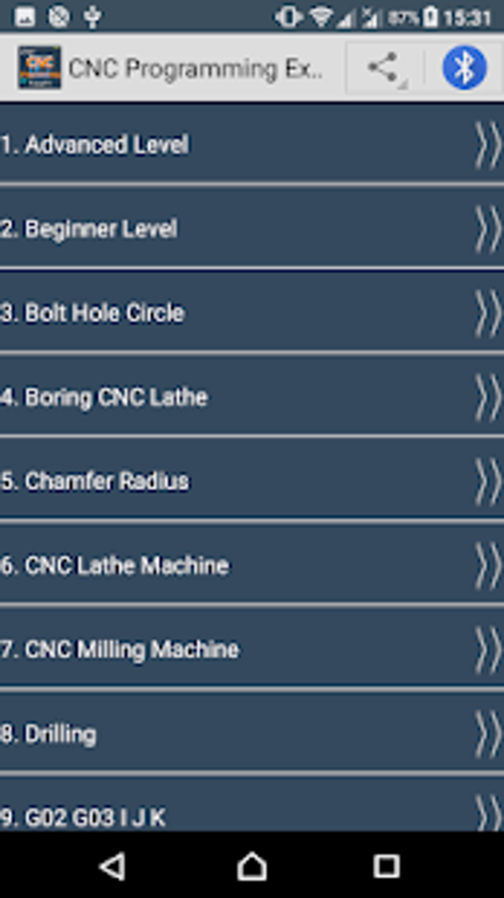 Android 용 CNC Programming Examples Code Pro - 다운로드