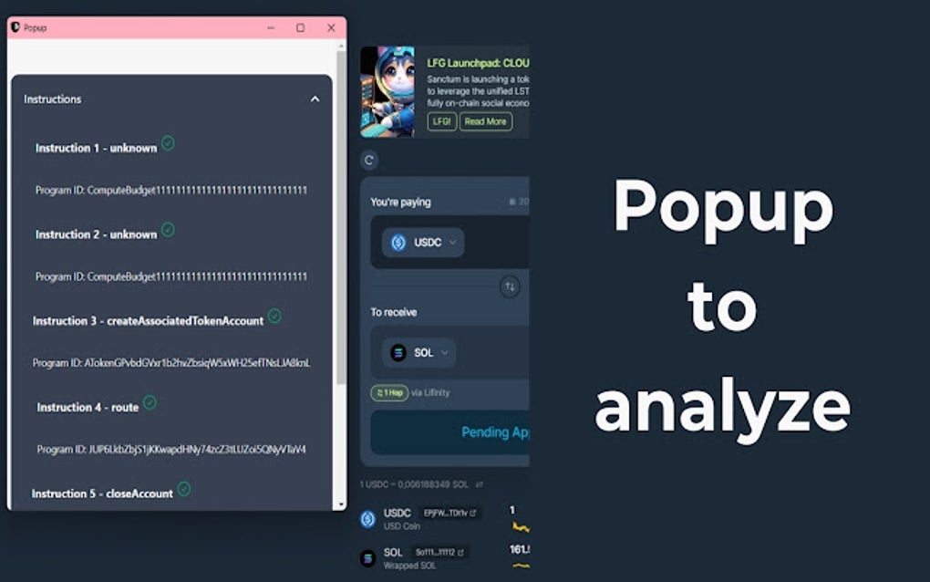 Transaction Analyzer for Google Chrome - Extension Download